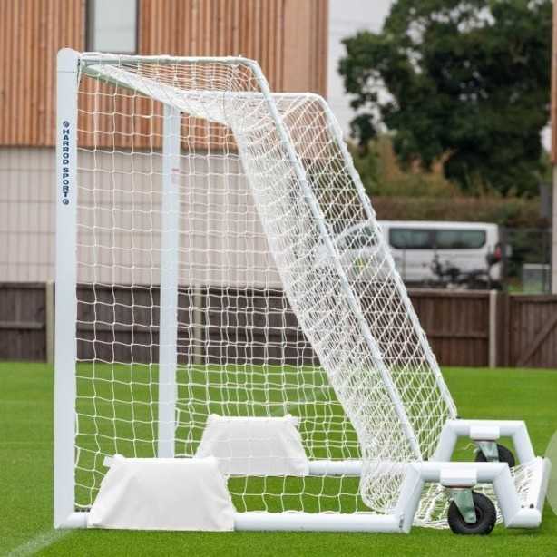 Weighted mobile goal with multidirectional wheels